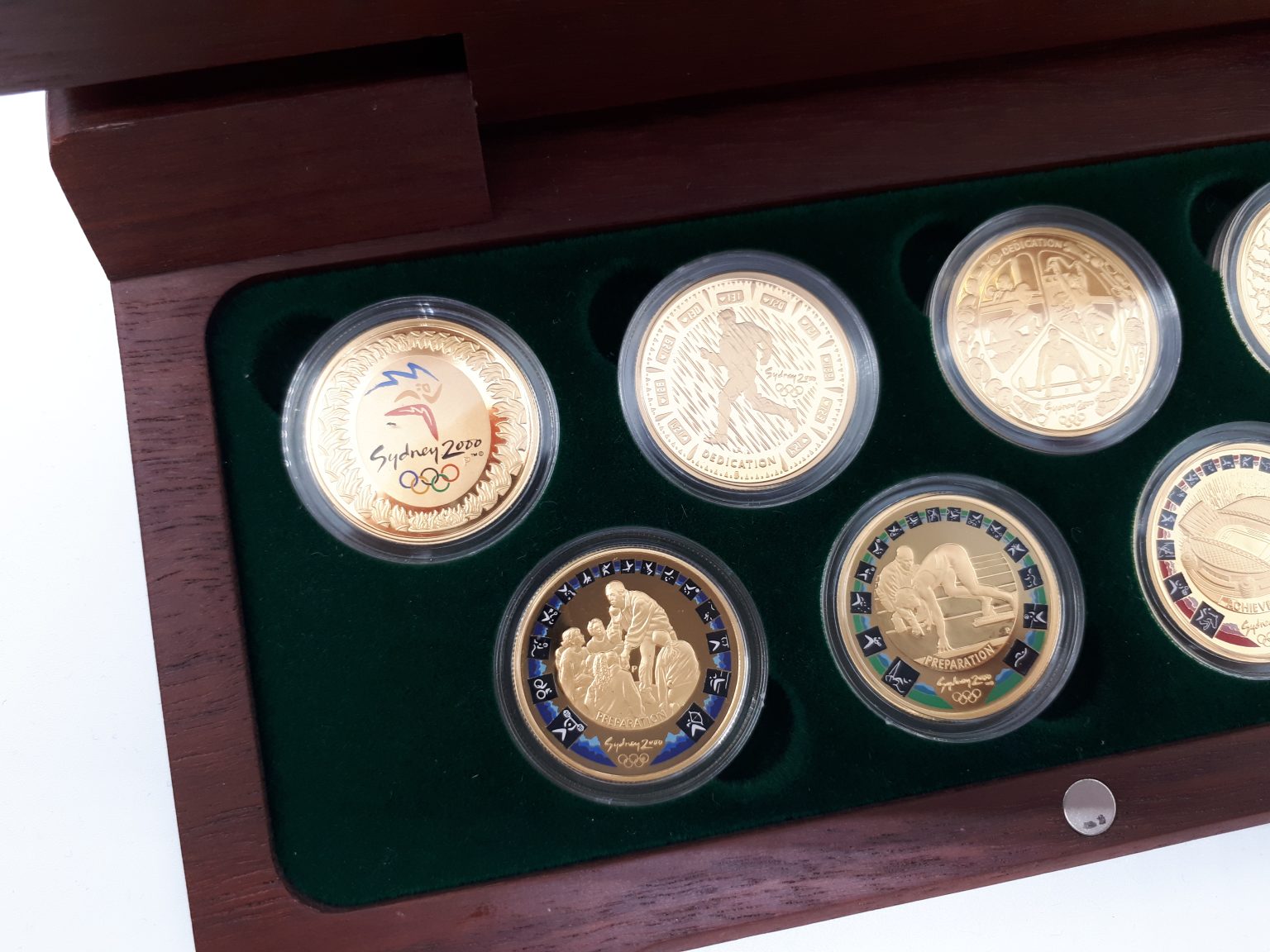 The Sydney 2000 Olympic 24ct Gold Coin Collection 80.1 Grams - Ezigold