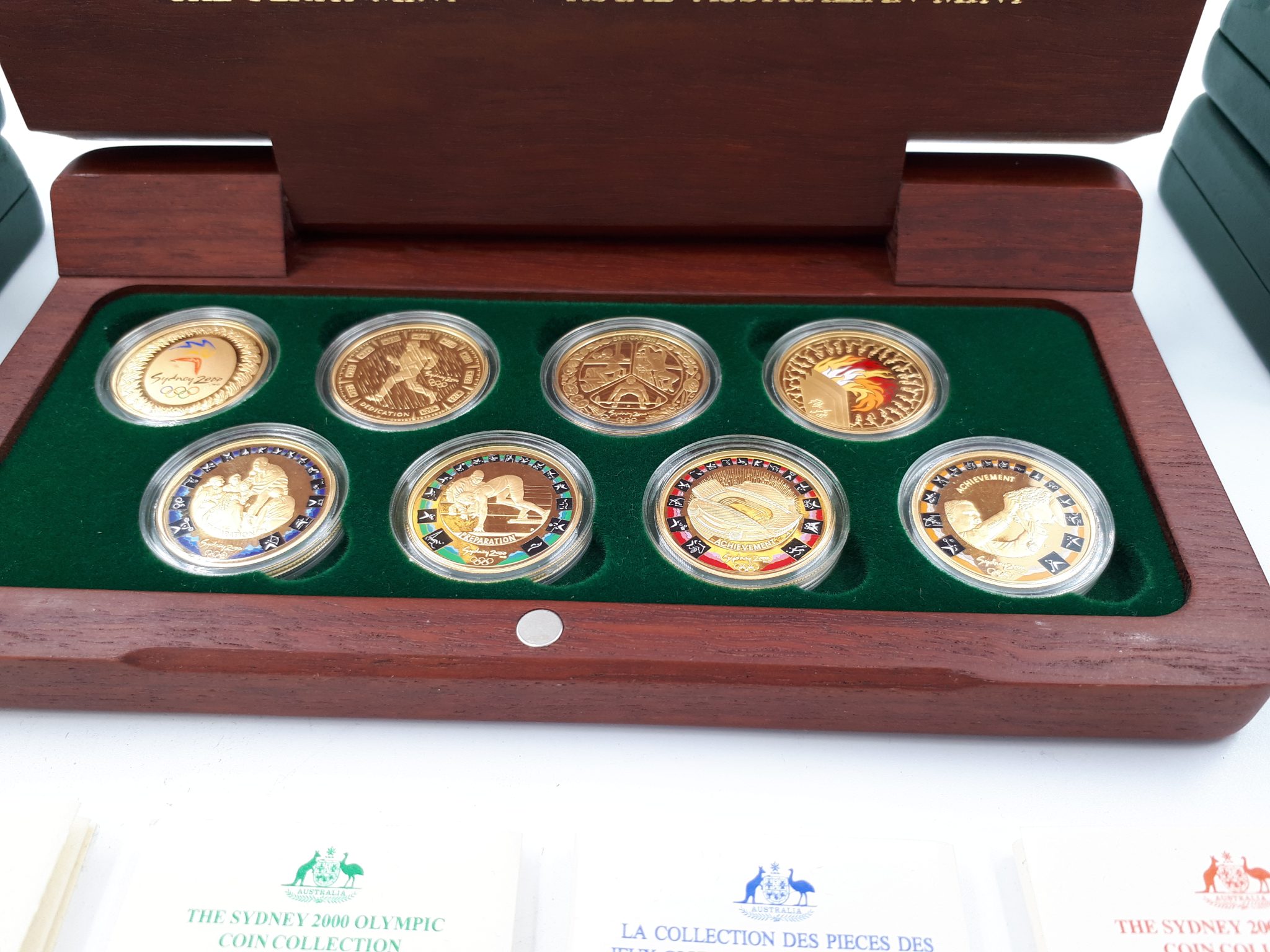 The Sydney 2000 Olympic 24ct Gold Coin Collection 80.1 Grams - Ezigold