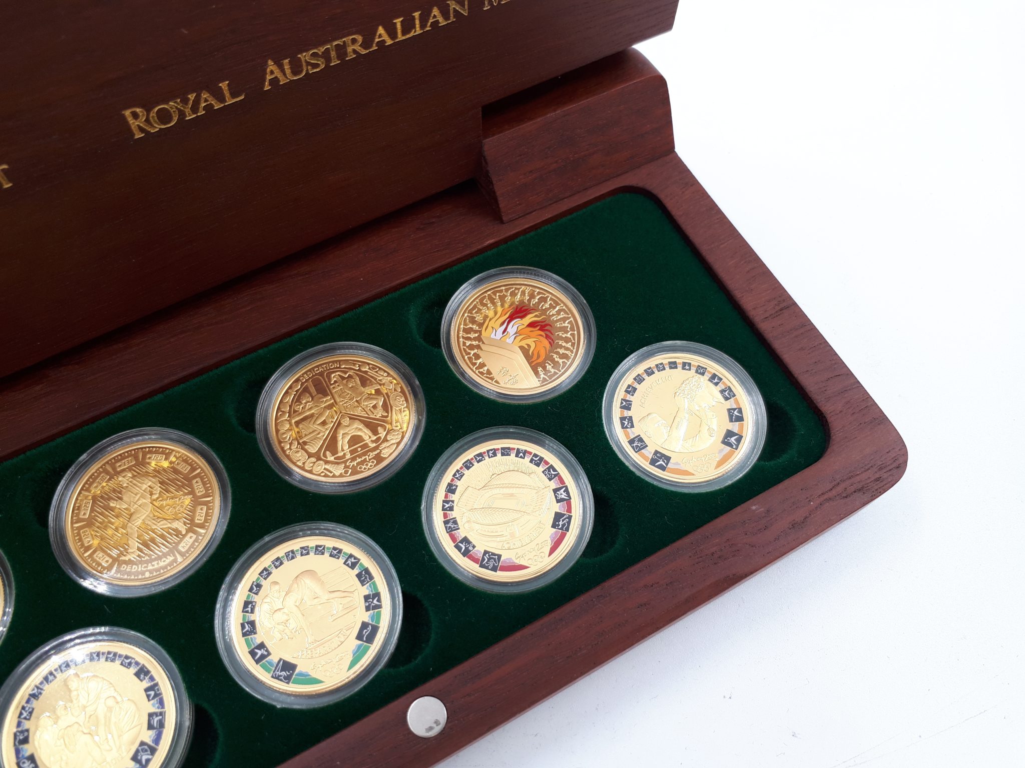 The Sydney 2000 Olympic 24ct Gold Coin Collection 80.1 Grams - Ezigold