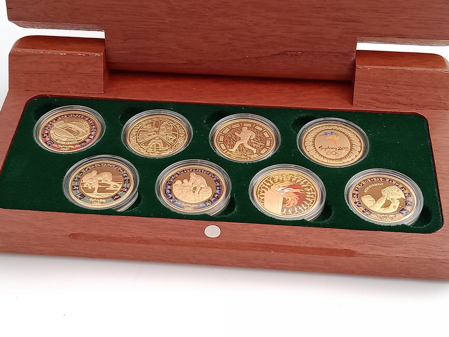 THE SYDNEY 2000 OLYMPIC 24CT GOLD COIN COLLECTION 80.0 GRAMS - Ezigold